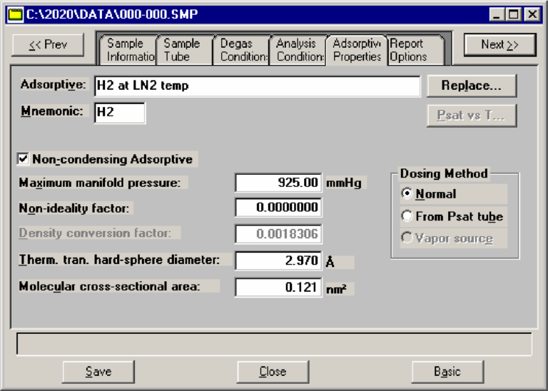 Using the ASAP 2020 for Determining the Hydrogen Adsorption Capacity of ...